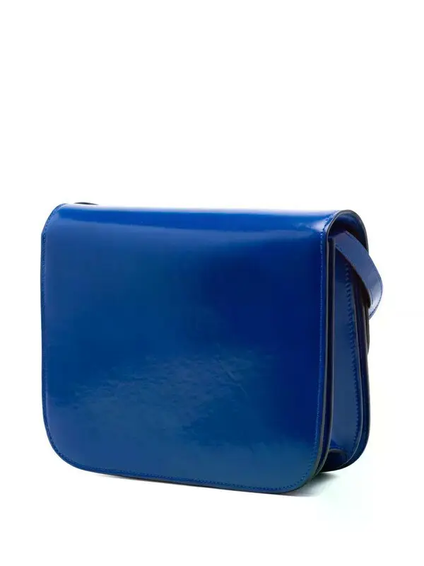Celine Medium Calfskin Classic Box Crossbody Bag - Blue