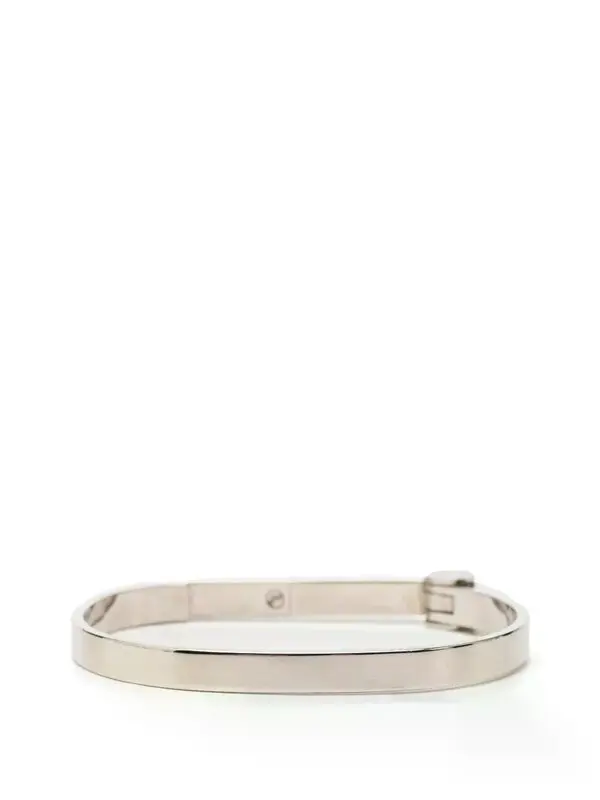 LOUIS VUITTON 2015 Brass Hinge Lock Bangle Bracelet