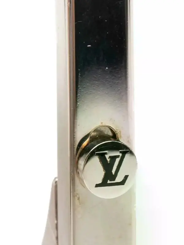 LOUIS VUITTON 2015 Brass Hinge Lock Bangle Bracelet