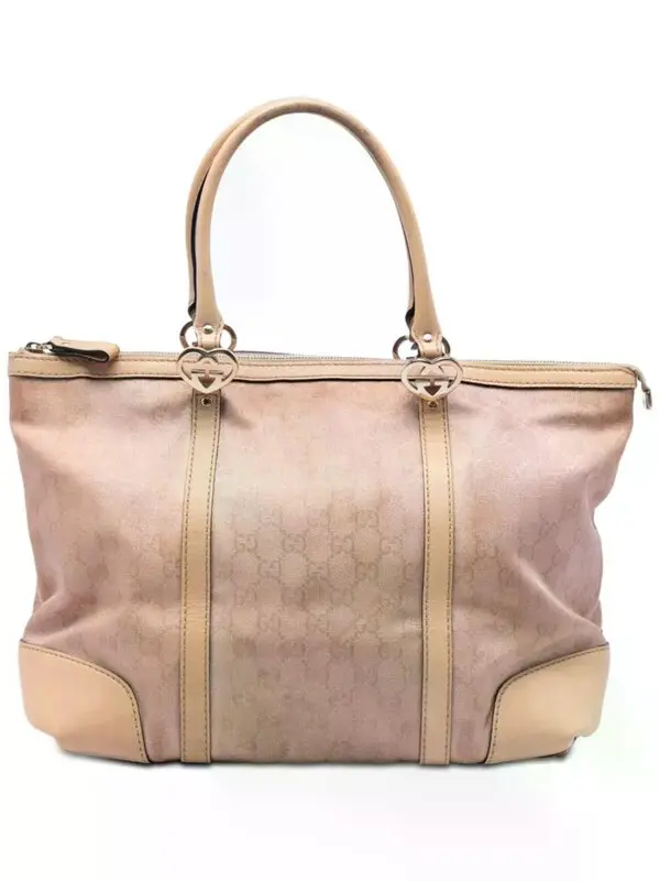 Gucci Gg Metallic Canvas Lovely Tote Bag