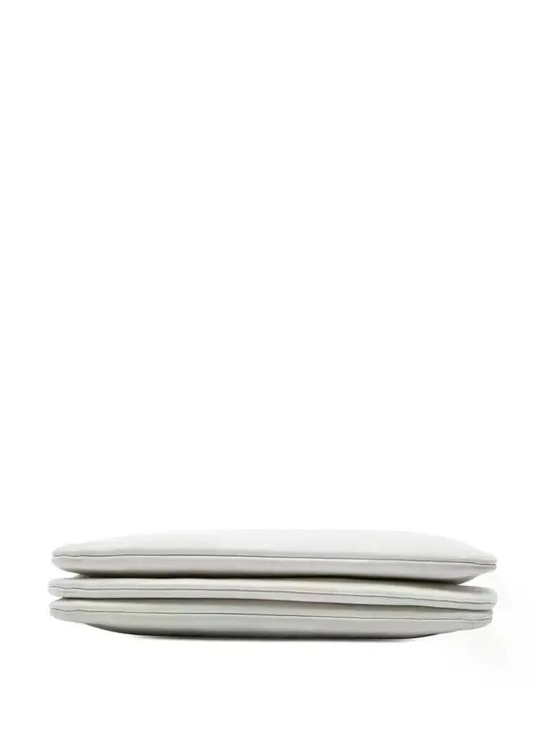 Celine Small Lambskin Trio Crossbody Bag - White