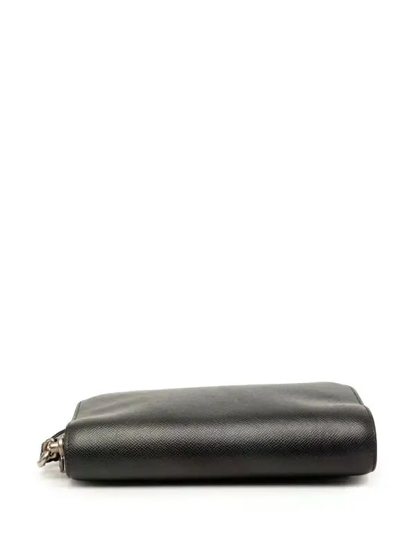 LOUIS VUITTON Taiga Leather Baikal Clutch Bag