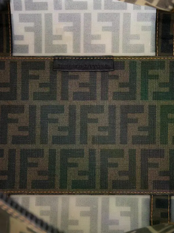 Fendi Zucca Mesh Boston Bag