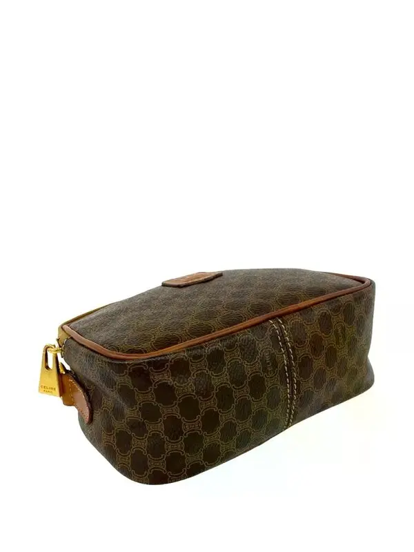 Celine Macadam Coated Canvas Satchel