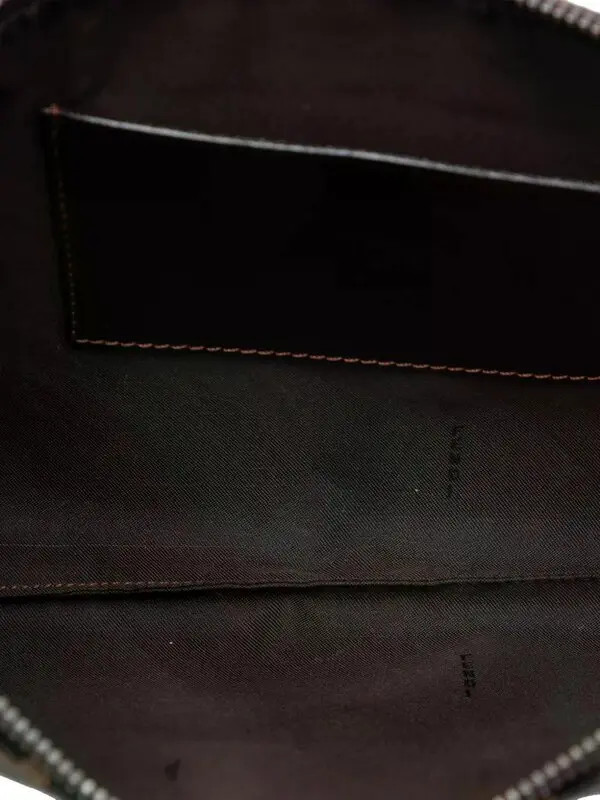 Fendi Zucca Canvas Pochette Crossbody Bag