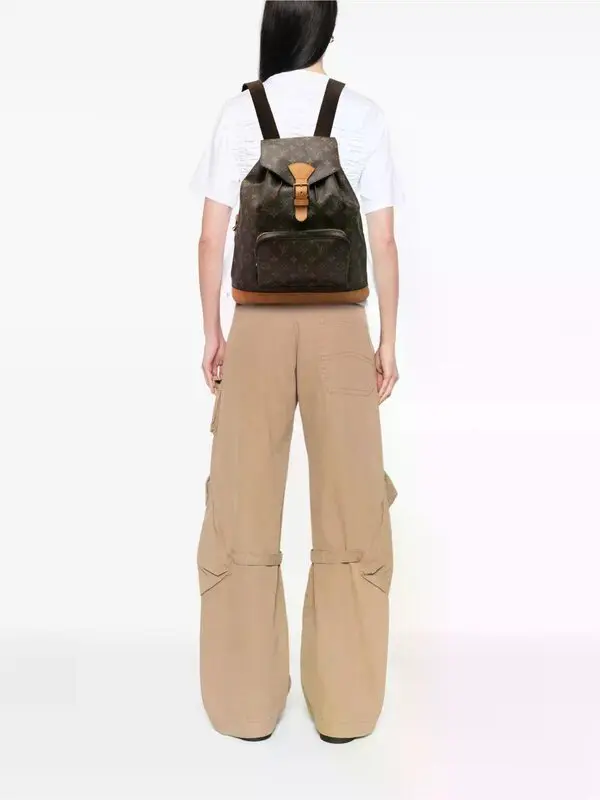 LOUIS VUITTON Monogram Montsouris Gm Backpack - Brown