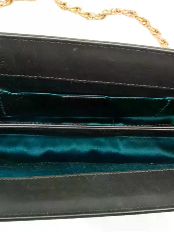 Gucci Suede Web Ophidia Chain Crossbody Bag - Black