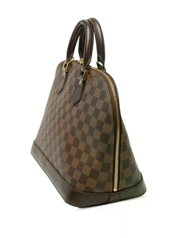 LOUIS VUITTON Damier Ebene Alma Pm Handbag - Brown