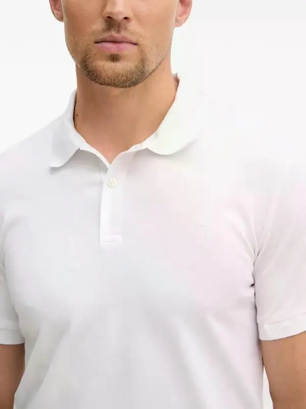 TRUSSARDI Logo-embroidered Polo Shirt