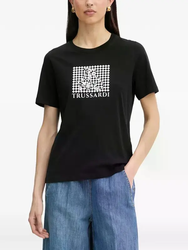 TRUSSARDI Logo Print T-shirt