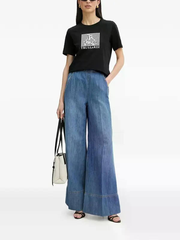 TRUSSARDI Logo Print T-shirt