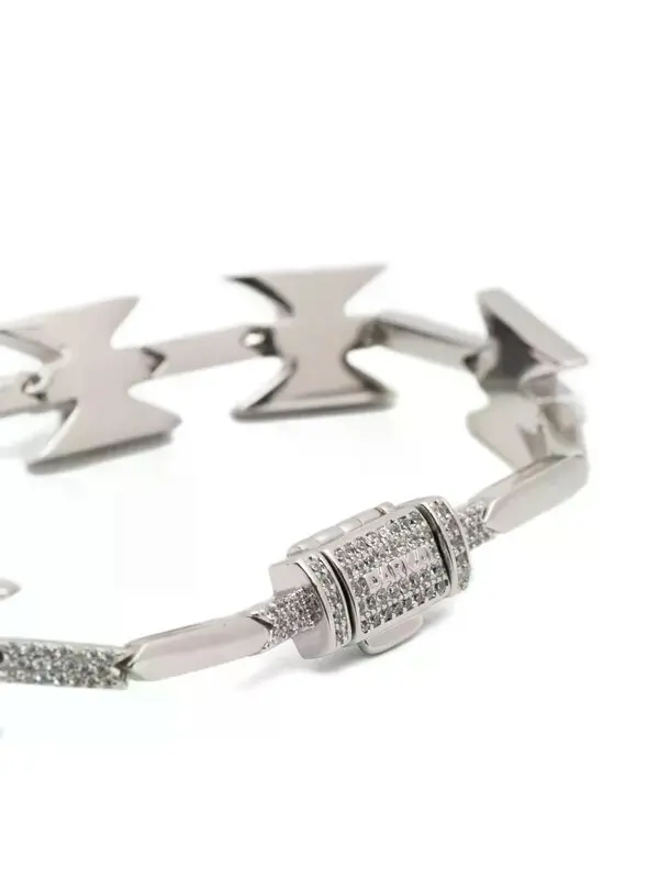 DARKAI Razor Crystal-embellished Wire Bracelet