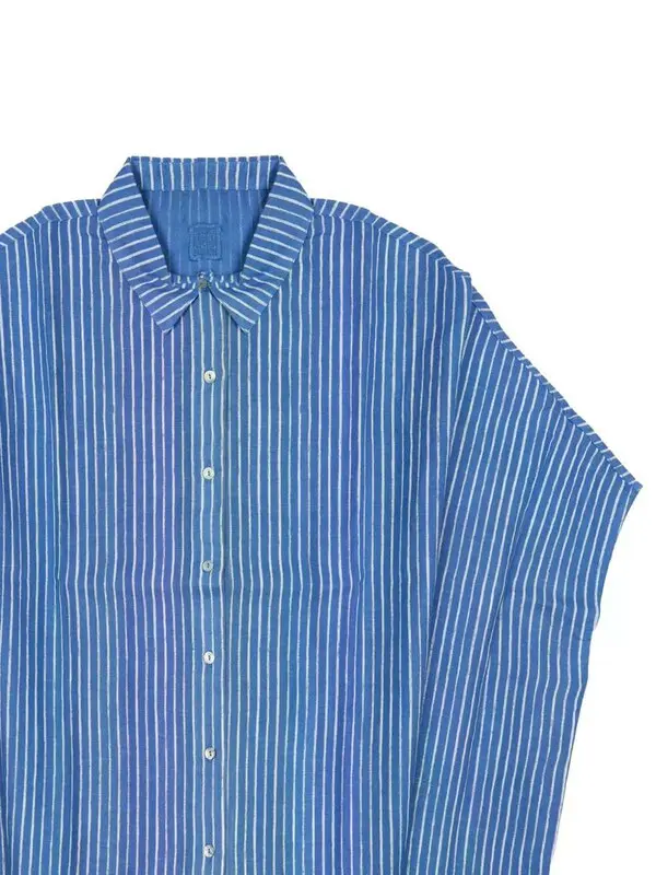 120% Lino Vertical Stripe Linen Shirt