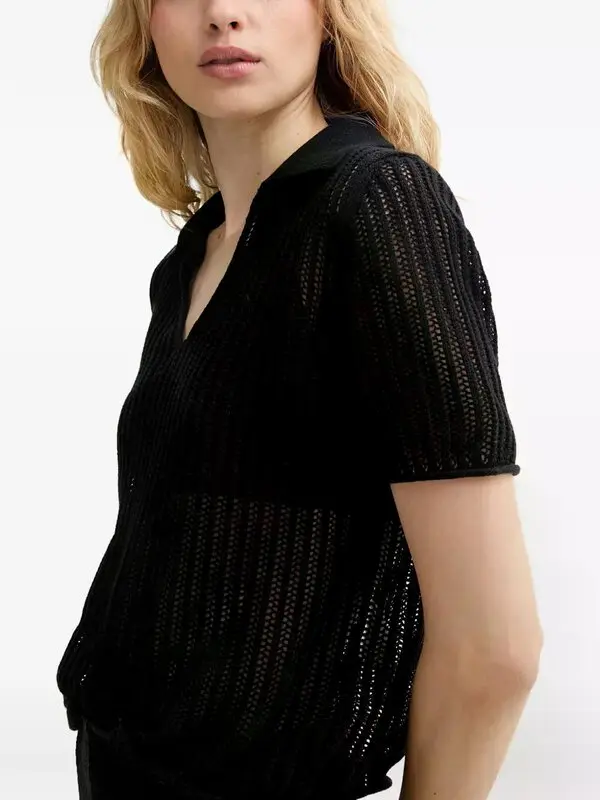Marc O'polo Open-knit Polo Shirt