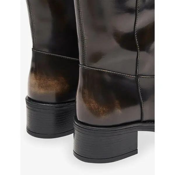 ALOHAS Sajan Leather Knee-high Boots