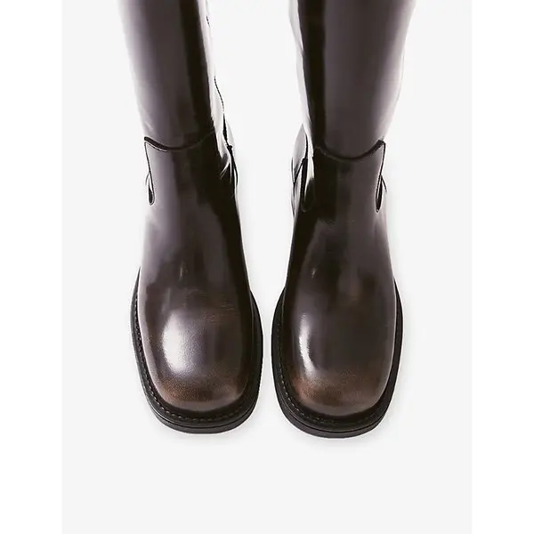 ALOHAS Sajan Leather Knee-high Boots