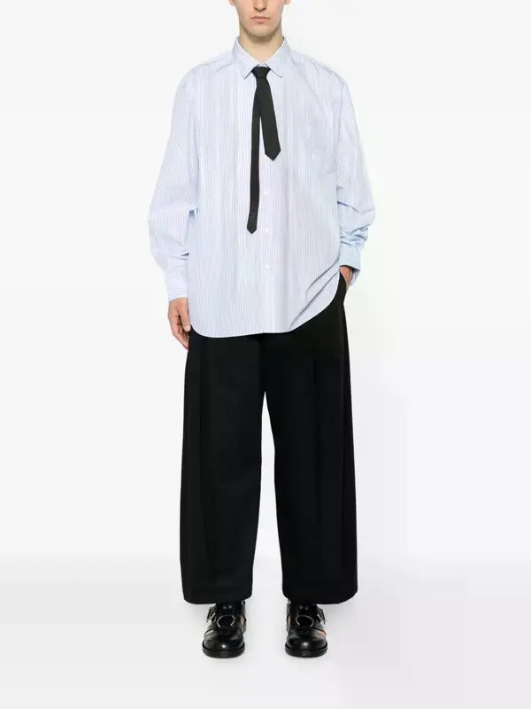 Comme Des Garçons Striped Shirt - Blue
