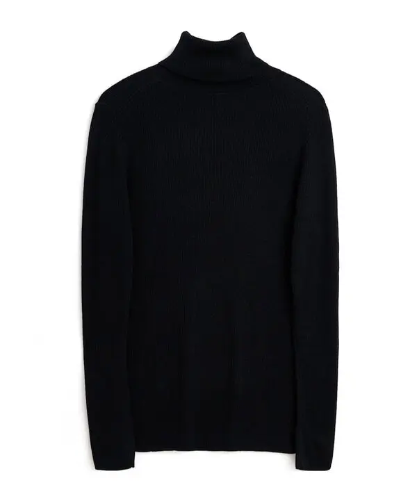 SUNFLOWER Roll-neck Wool Sweater