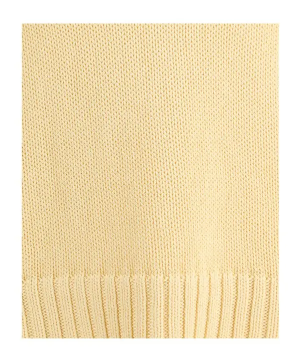 SUNFLOWER Crew Neck Knit Sweater - Nude