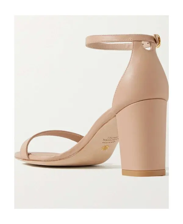 STUART WEITZMAN Nudistcurve Block Heel Sandals