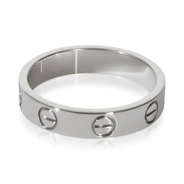 Cartier White Gold Love Ring - White_gold
