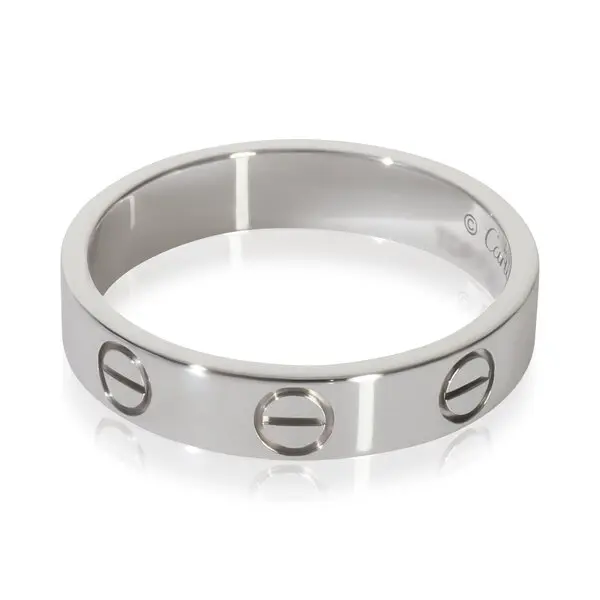Cartier White Gold Love Ring - White_gold