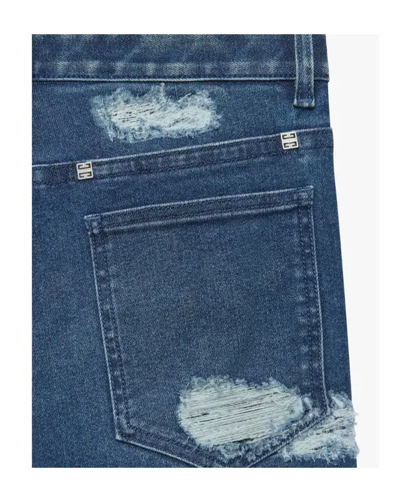 Givenchy Slim Fit Destroyed Jeans