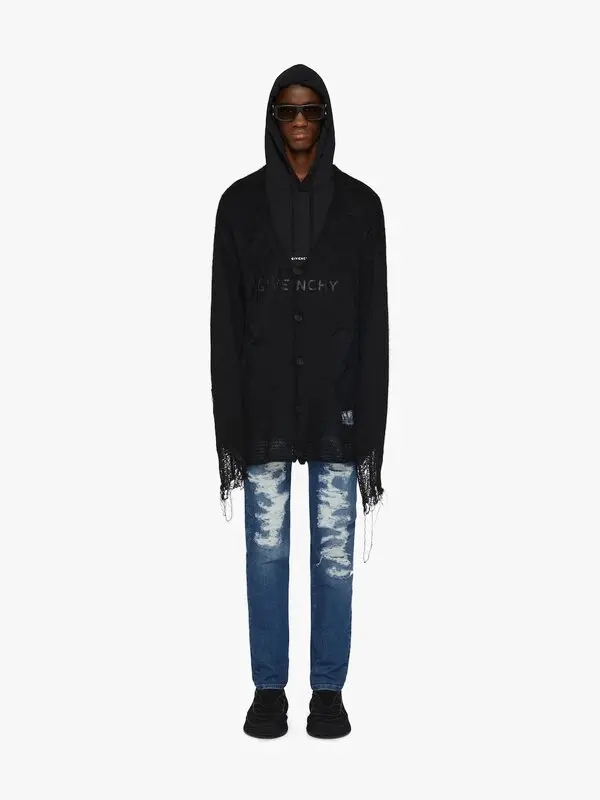 Givenchy Slim Fit Destroyed Jeans