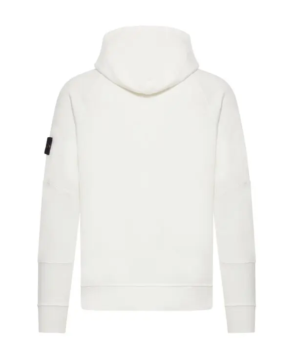 Stone Island Press-stud Fastened Logo Patch Hoodie