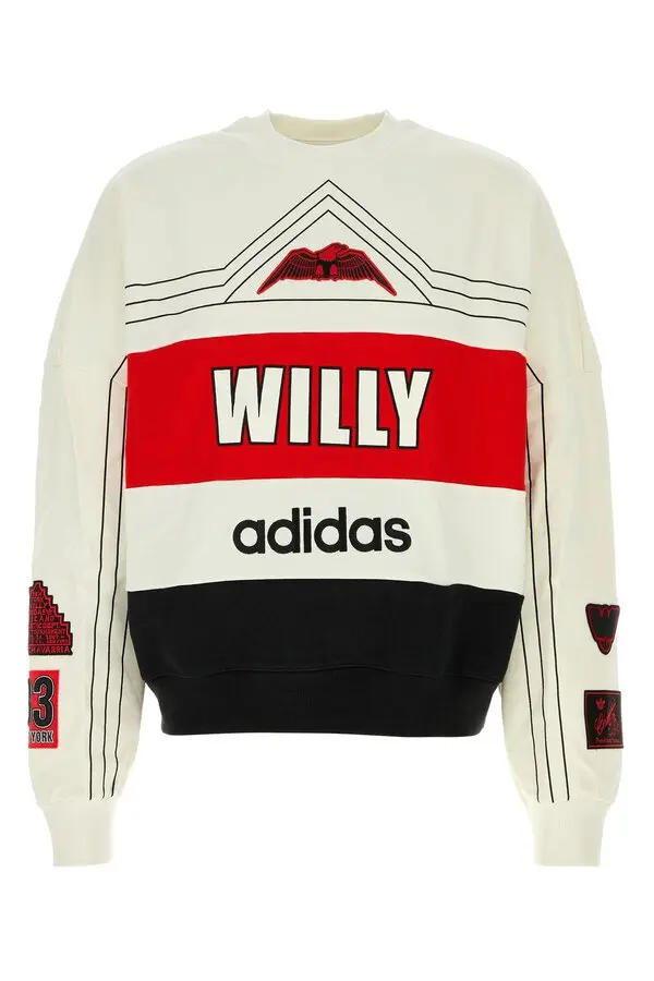 ADIDAS BY WILLY CHAVARRIA Stretch Cotton Oversized Sweatshirt