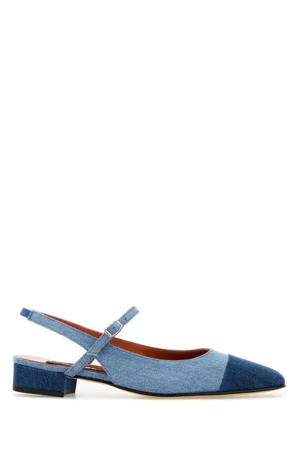 CAREL Two-tone Canvas Ballerinas - White