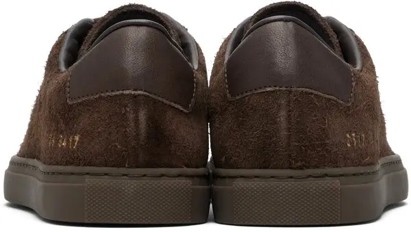 COMMON PROJECTS Suede Leather Lace Up Sneakers