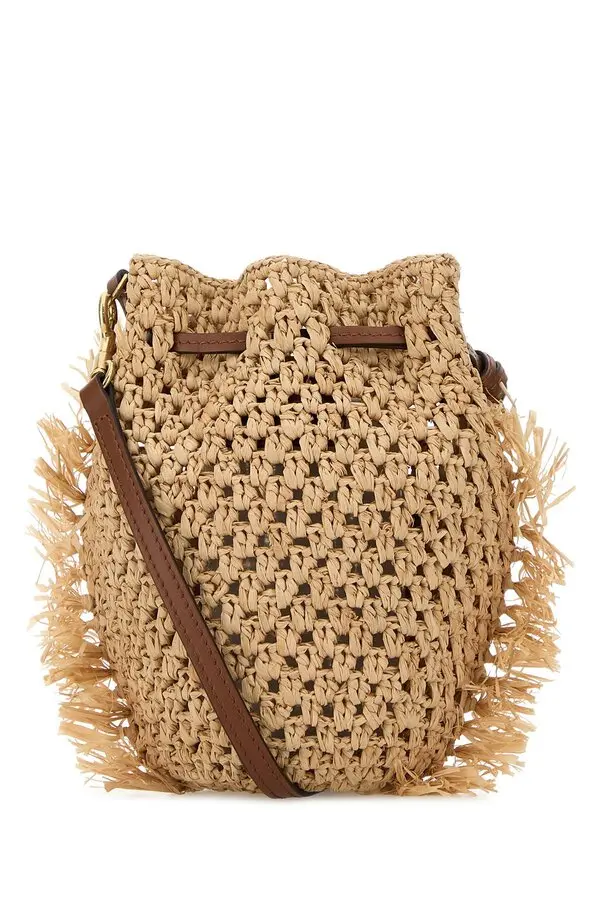 ANYA HINDMARCH Raffia Creature Bucket Bag