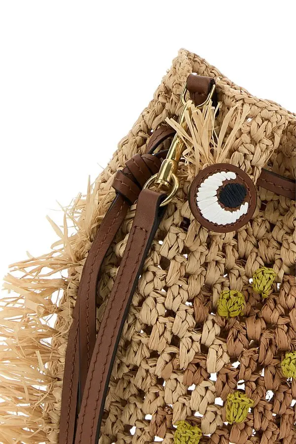 ANYA HINDMARCH Raffia Creature Bucket Bag
