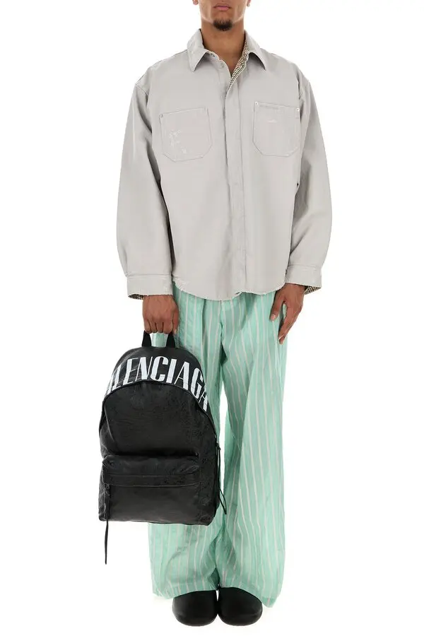 Balenciaga Embroidered Cupro Blend Pyjama Pant