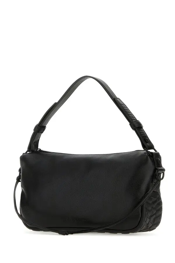 Off-White Leather Biker Tire Shoulder Bag