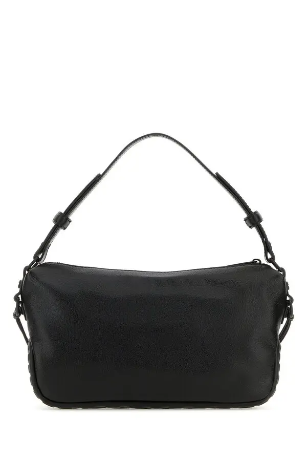 Off-White Leather Biker Tire Shoulder Bag