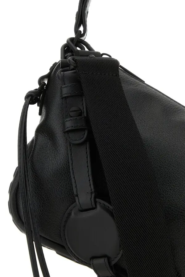 Off-White Leather Biker Tire Shoulder Bag