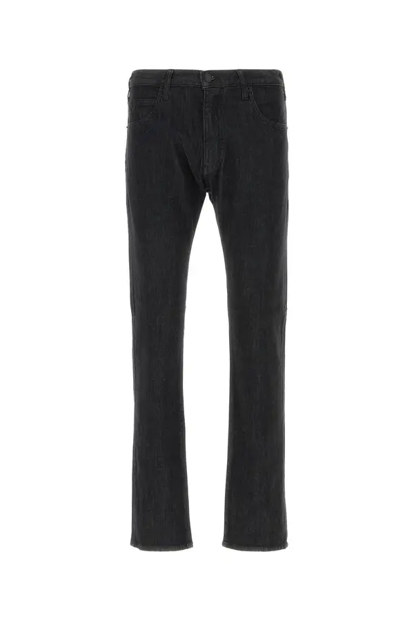 Emporio Armani Stretch Denim Jeans - Black
