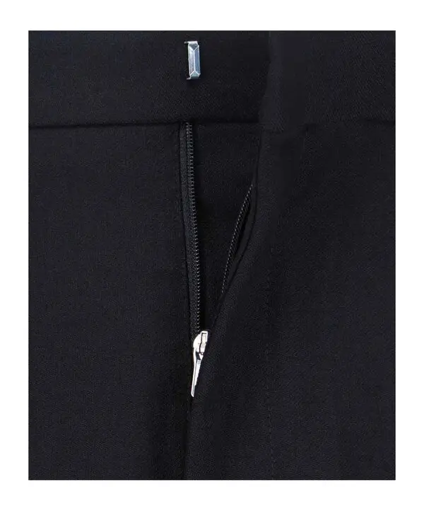 SUNFLOWER Tailored Straight-leg Trousers - Black