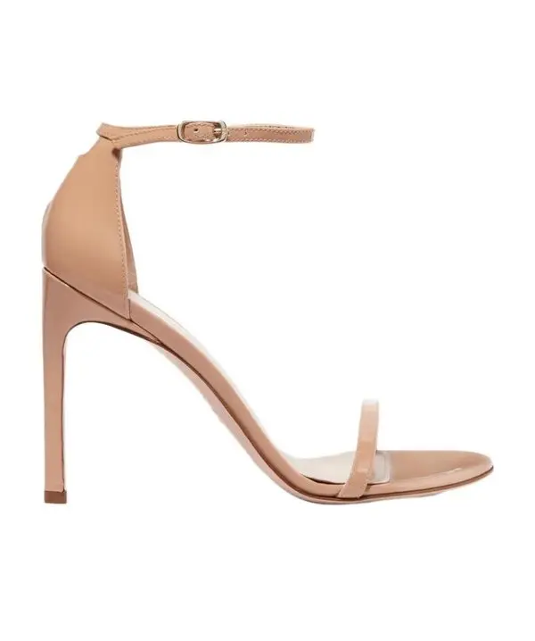 STUART WEITZMAN Nudistsong Strappy Heeled Sandals - Nude