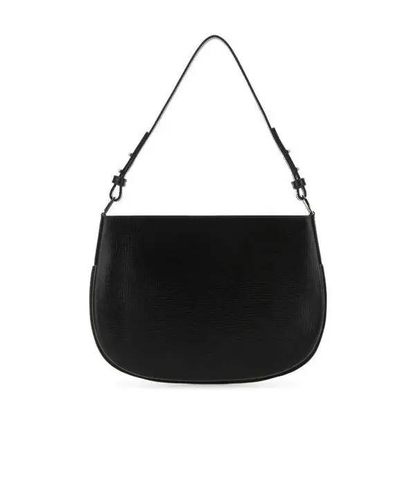 By Far Issa Logo Plaque Shoulder Bag