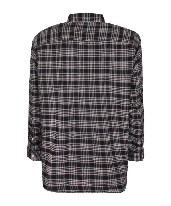 SUNFLOWER Plaid Long-sleeved Shirt