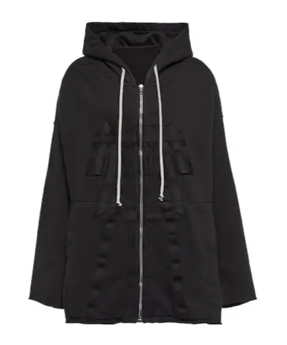 Rick Owens Cotton Zip-up Hoodie