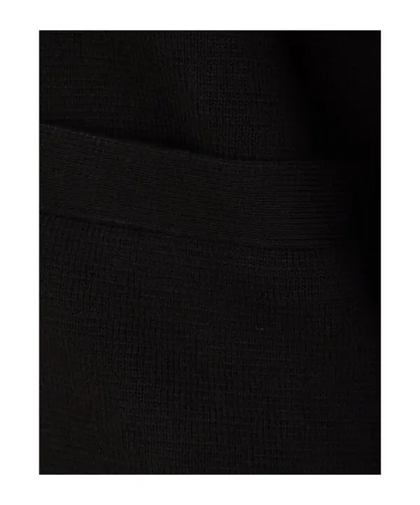 Thom Browne 4-bar Milano Stitch V-neck Cardigan - Black