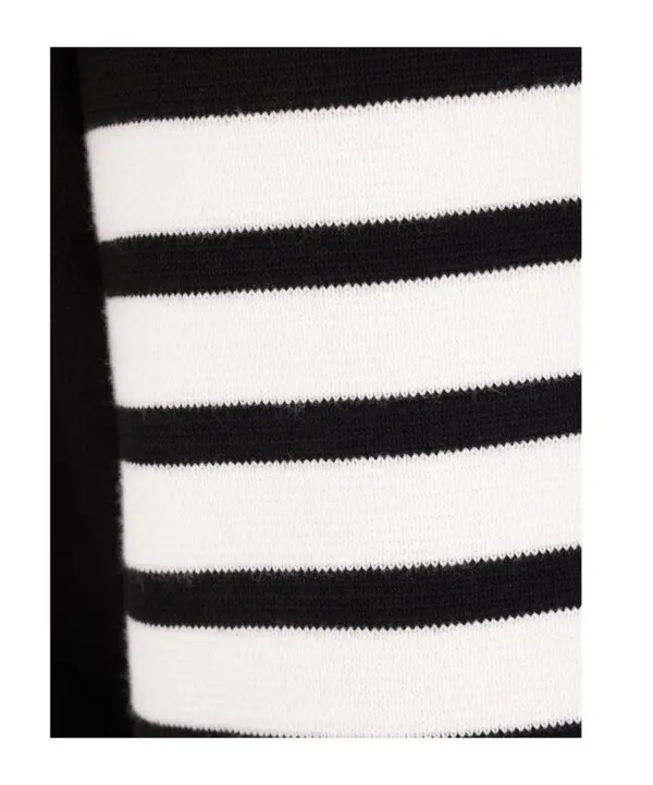 Thom Browne 4-bar Milano Stitch V-neck Cardigan - Black
