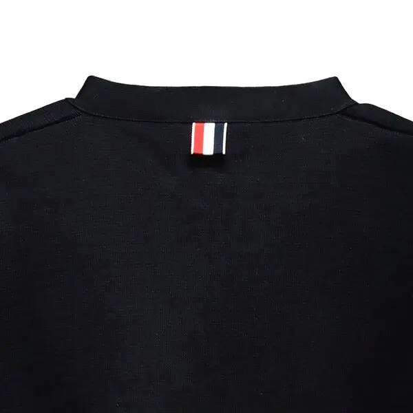Thom Browne 4-bar V-neck Cardigan - Black