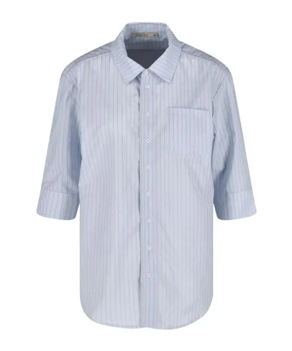 Paloma Wool Striped Oversized Shirt - White