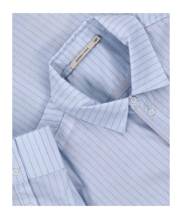 Paloma Wool Striped Oversized Shirt - White