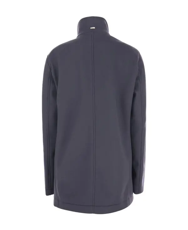 Herno Double-breasted High-neck Coat
